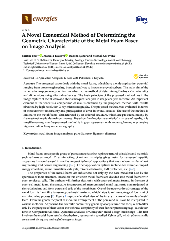 (PDF) A Novel Economical Method of Determining the Geometric ...