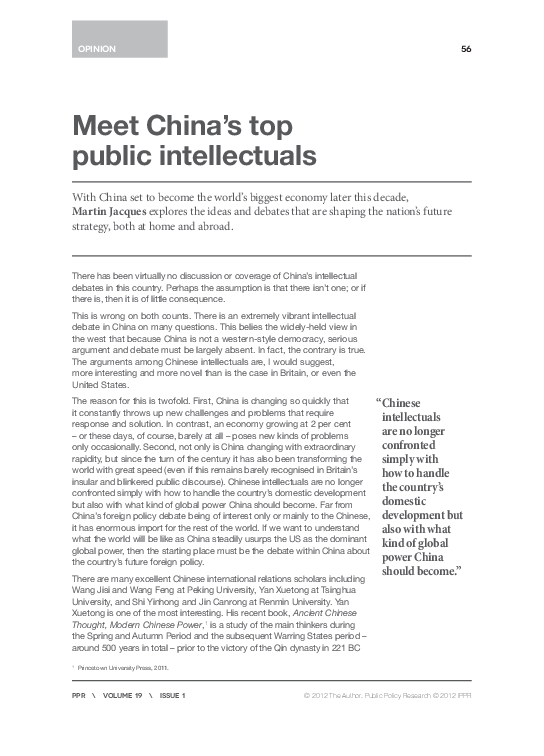 (PDF) Meet China's top public intellectuals