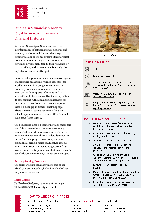 (PDF) Studies in Monarchy & Money. Royal Economic, Business, and ...