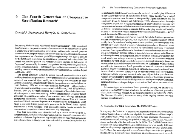 (PDF) The Fourth Generation of Comparative Stratification Research