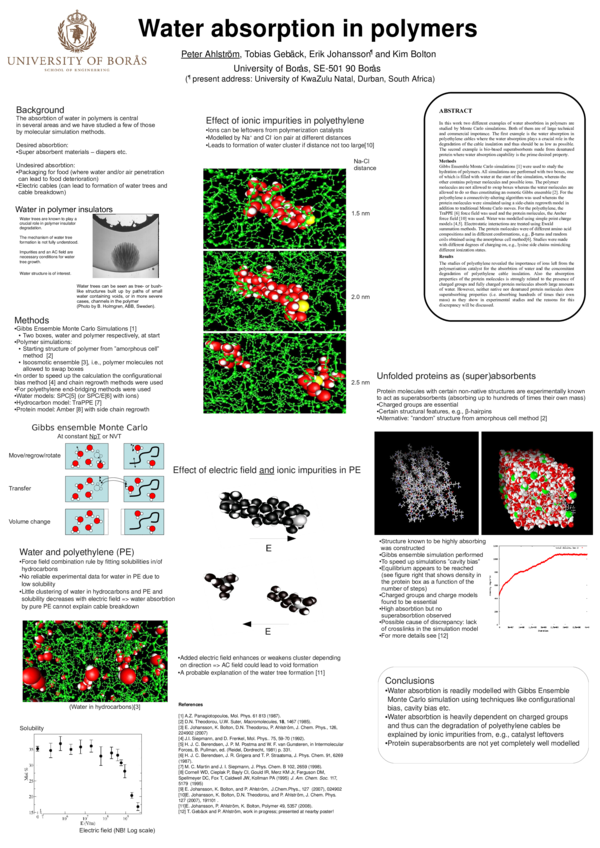 (PDF) Water absorption in polymers