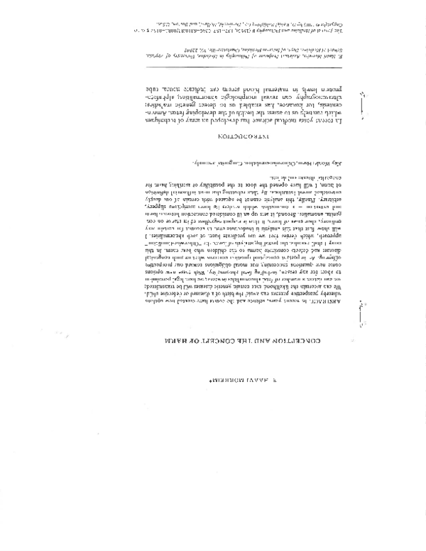 (PDF) Conception and the Concept of Harm