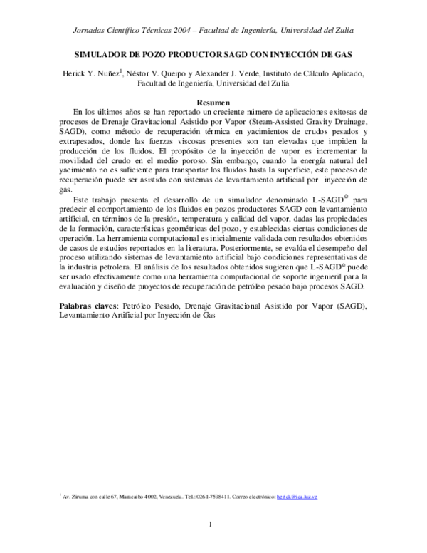 (PDF) A SAGD producer well simulator with artificial gas lift