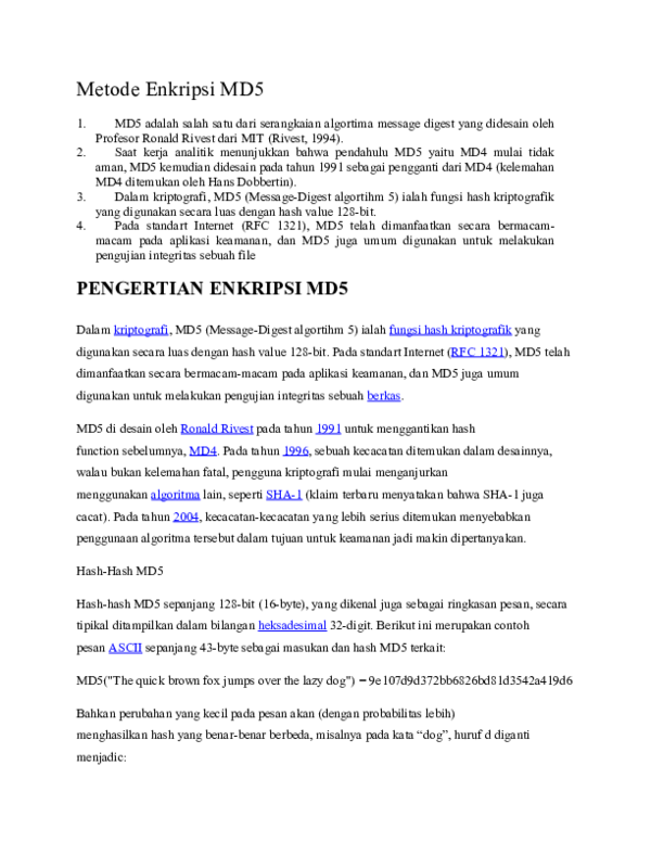 (DOC) Enkripsi Data tentang MD5,End to End dan Fitur Sealer Sender pada Signal
