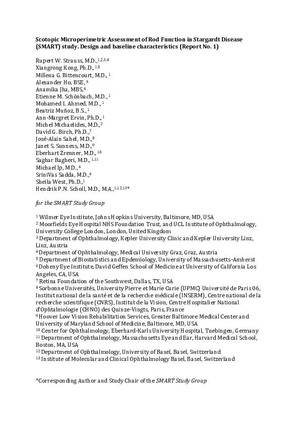 (PDF) Scotopic Microperimetric Assessment of Rod Function in Stargardt ...