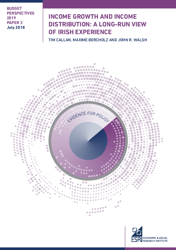 (PDF) Income growth and income distribution: a long-run view of Irish ...