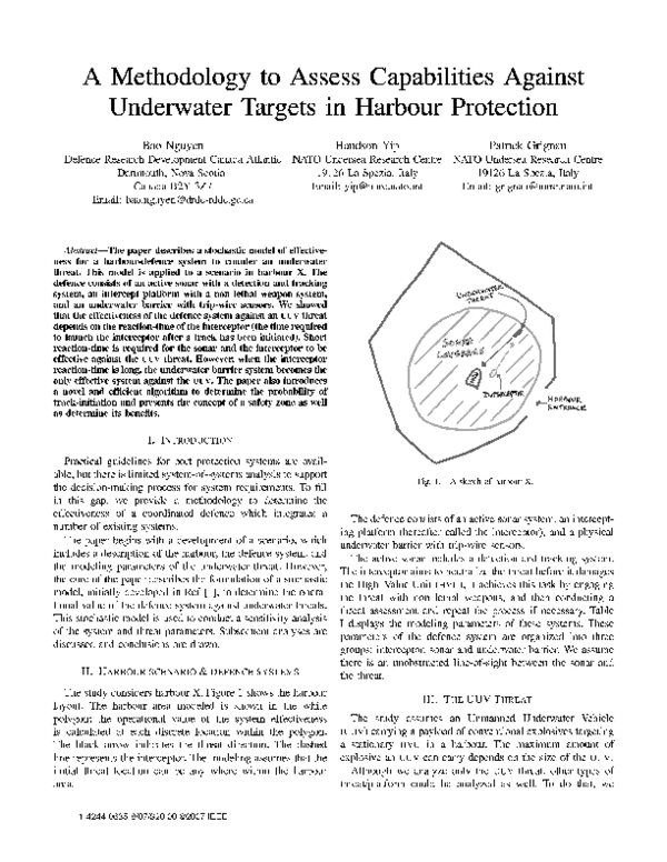 (PDF) A Methodology to Assess Capabilities Against Underwater Targets ...