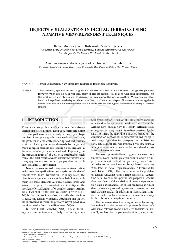 (PDF) Objects Visualization in Digital Terrains Using Adaptive View ...