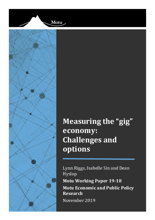(PDF) Measuring the ‘Gig’ Economy: Challenges and Options