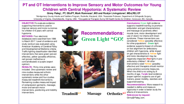 (PDF) Interventions to improve sensory and motor outcomes for young ...