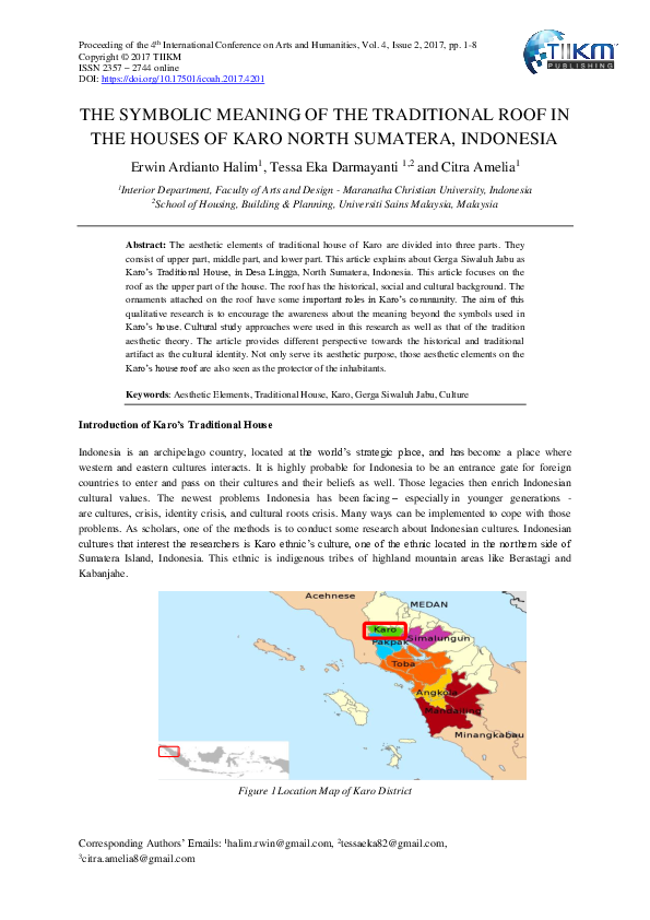 (PDF) The Symbolic Meaning of the Traditional Roof in the Houses of ...