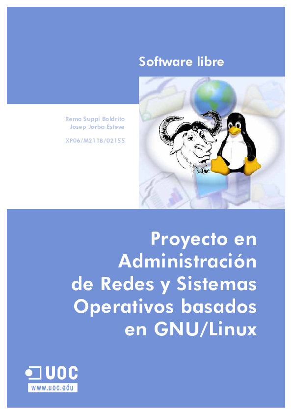 (PDF) Proyecto en Administracion de Redes y Sistemas Operativos basados en GNU%2fLinux