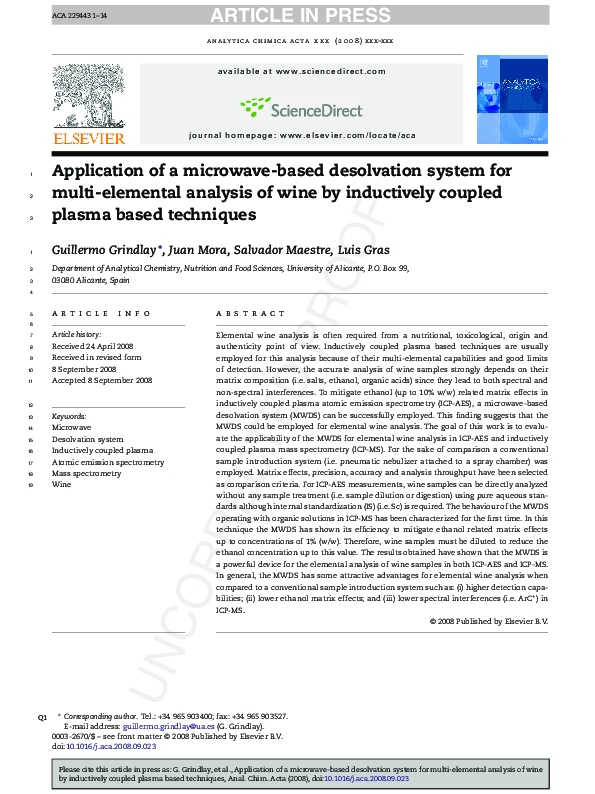 (PDF) Application of a microwave-based desolvation system for multi ...