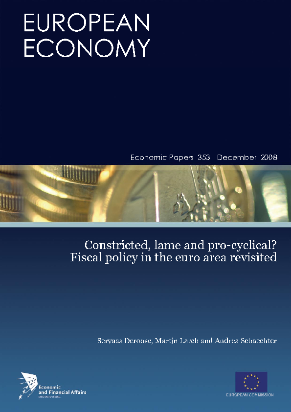 (PDF) Constricted, lame and pro-cyclical? Fiscal policy in the euro ...