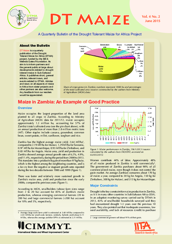 (PDF) Maize in Zambia: An Example of Good Practice
