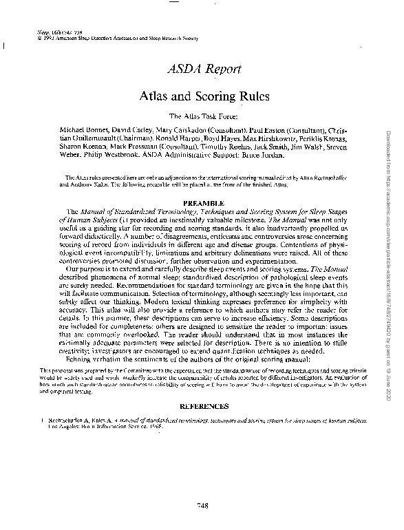 (PDF) Atlas and Scoring Rules