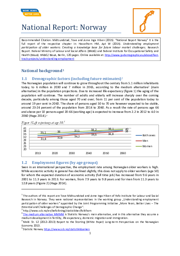 (PDF) National Report Norway