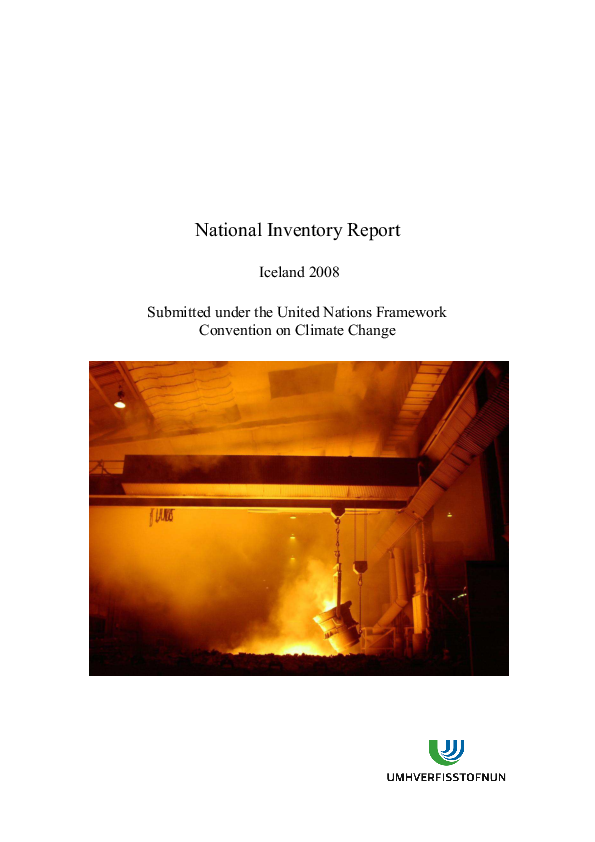 (PDF) National Inventory Report Iceland 2008 Submitted under the United ...