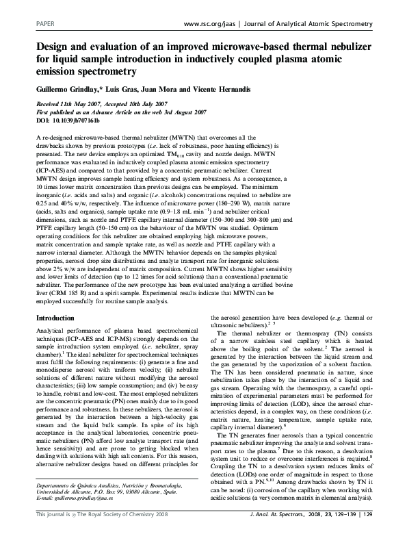 (PDF) Design and evaluation of an improved microwave-based thermal ...