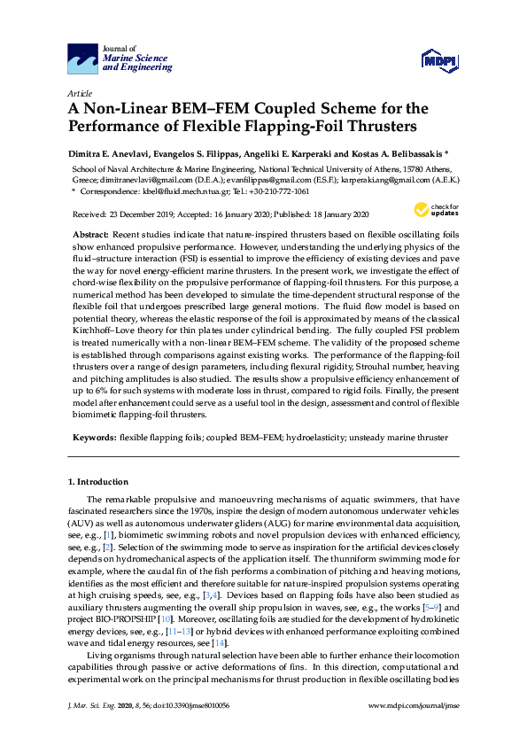 (PDF) A Non-Linear BEM–FEM Coupled Scheme for the Performance of ...