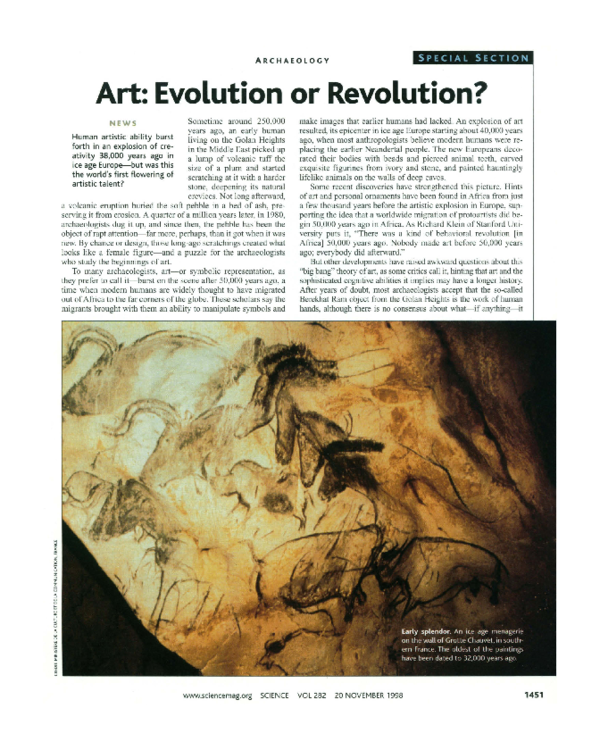 (PDF) ART:Evolution or Revolution?