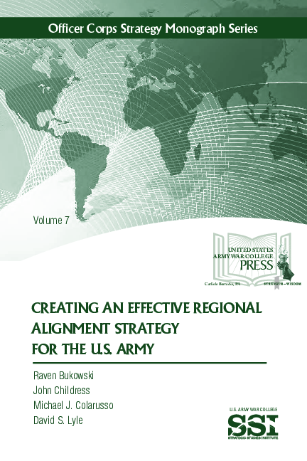 (PDF) Creating an Effective Regional Alignment Strategy for the U.S. Army