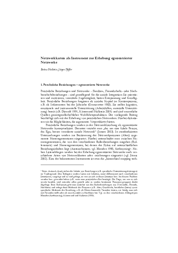 (PDF) Combining Egocentric Network Maps and Narratives: An Applied ...