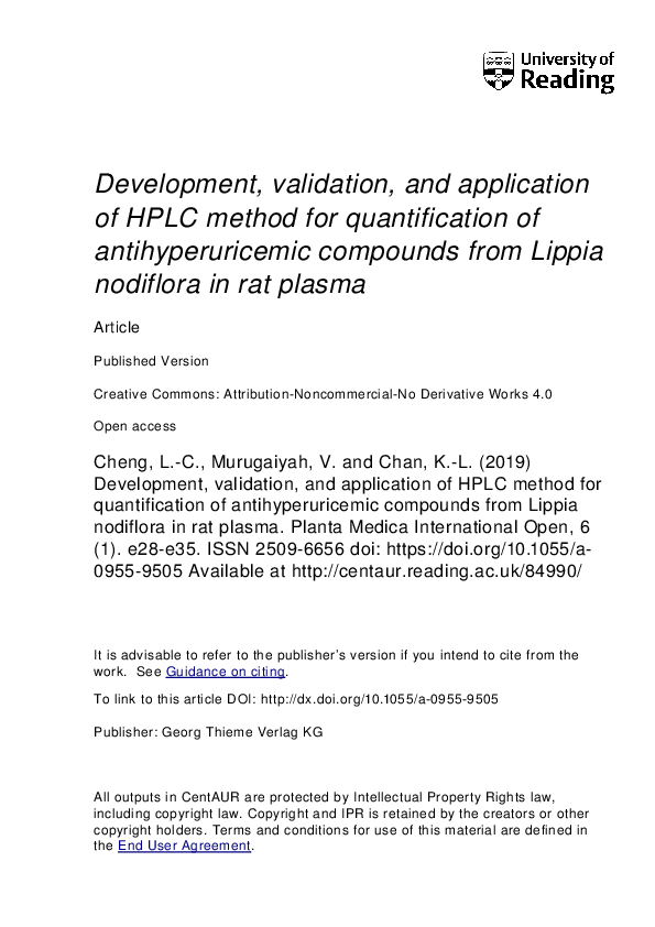 (PDF) Development, validation and application of the HPLC method for determination of mianserin ...