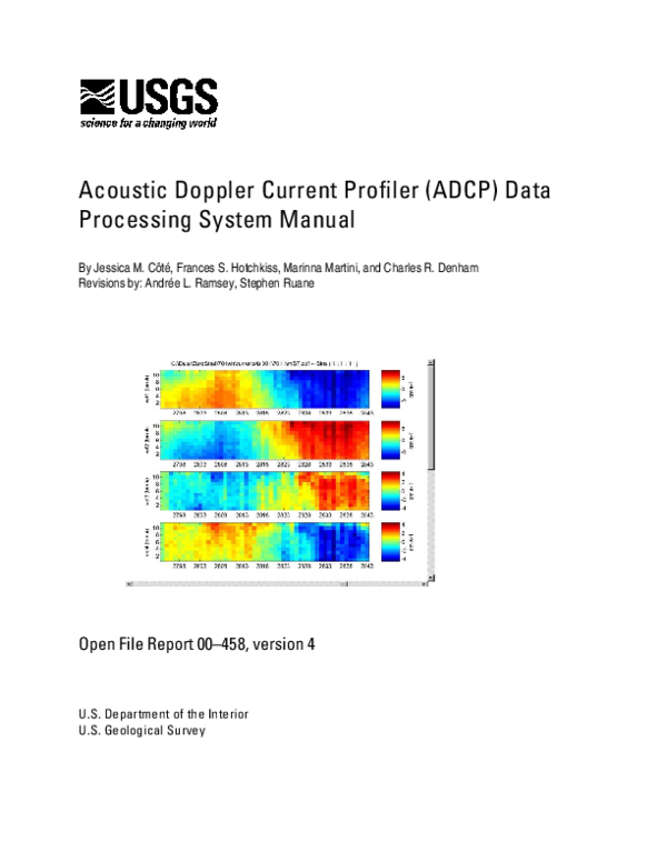 (PDF) Acoustic Doppler Current Profiler Data Processing System manual ...