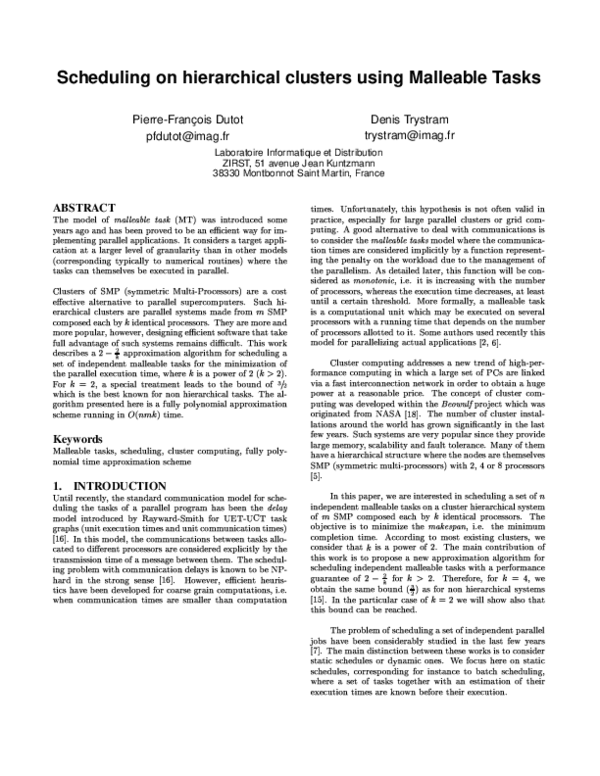 Pdf A Branch And Bound Algorithm To Minimize Total Weighted Tardiness On A Single Processor