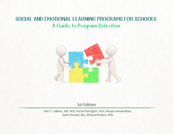 (PDF) Social Emotional Learning SEL programs for children and youth, an ...