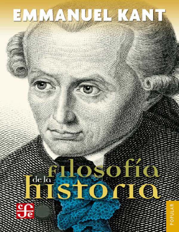 (PDF) Emmanuel Kant Filosofia de la Historia FCE