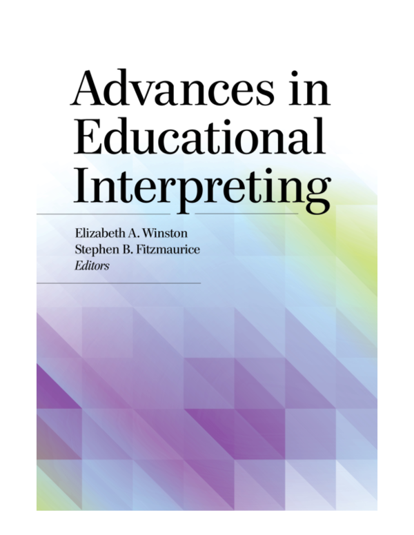 (PDF) Advances in Educational Interpreting
