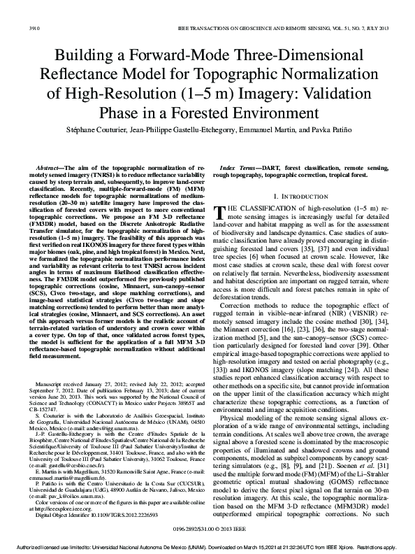 (PDF) TopoNormForests HighResIm IEEE TGARS