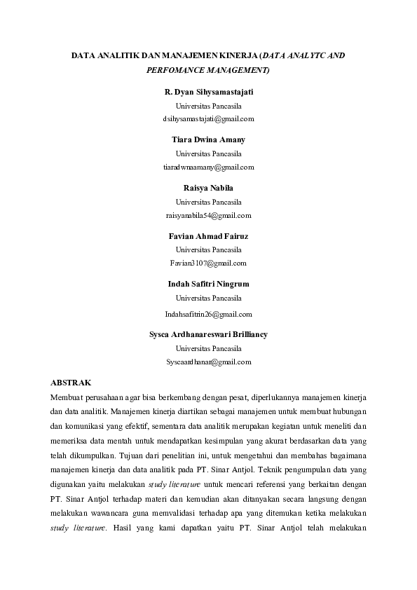 (DOC) Indah safitri ningrum 6019210044 Data Analitik dan Manajeman ...
