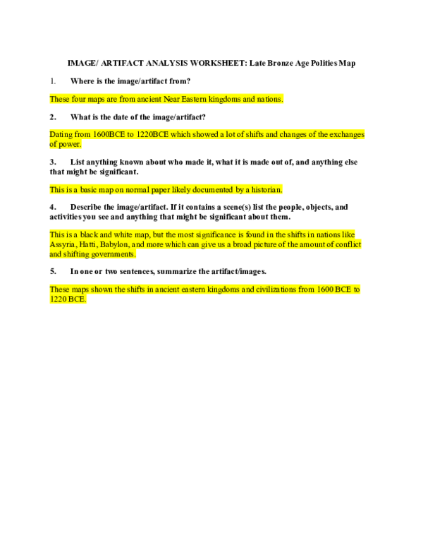 (DOC) World History to 1500 EC Master