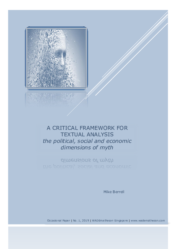 (PDF) A CRITICAL FRAMEWORK FOR TEXTUAL ANALYSIS