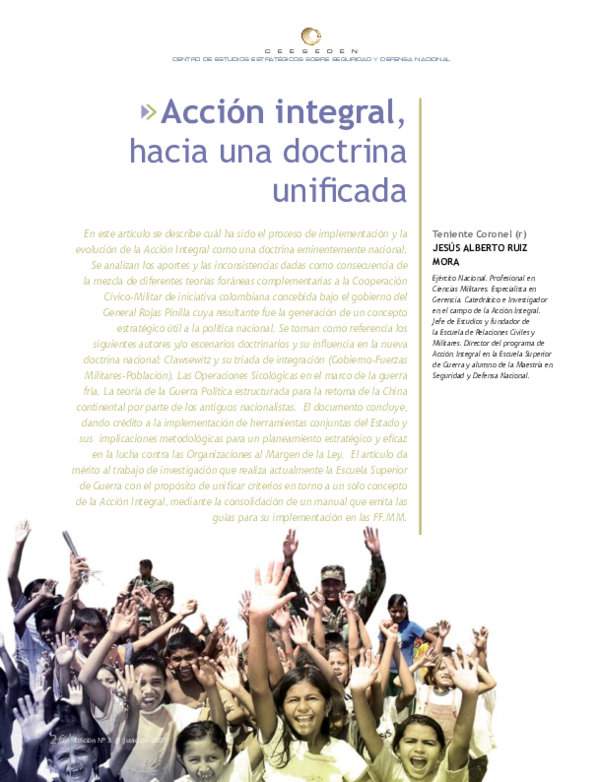 (PDF) Acción integral, hacia una doctrina unificada
