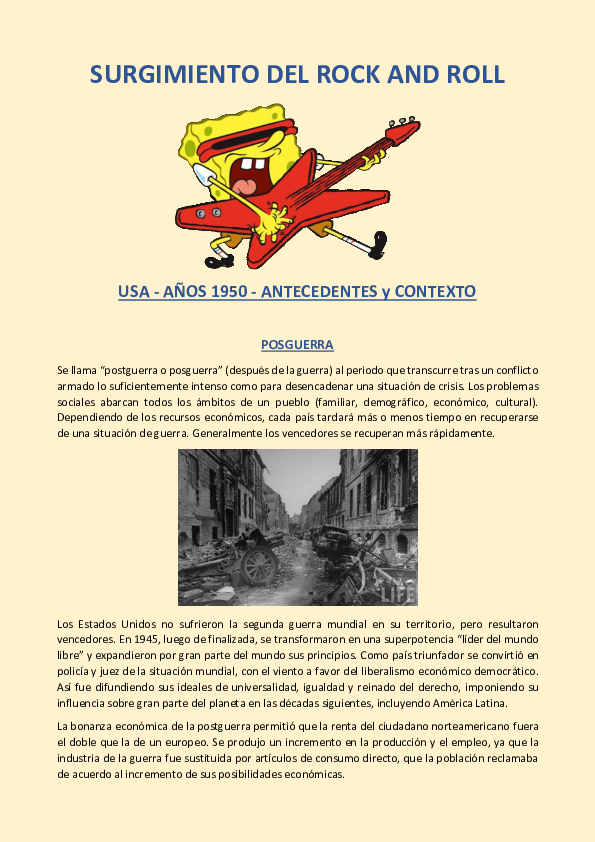 (PDF) ROCK & ROLL - USA 1950 CONTEXTO
