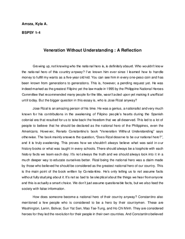(PDF) VENERATION WITHOUT UNDERSTANDING: A Reflection
