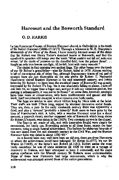 (PDF) Harcourt and the Bosworth standard