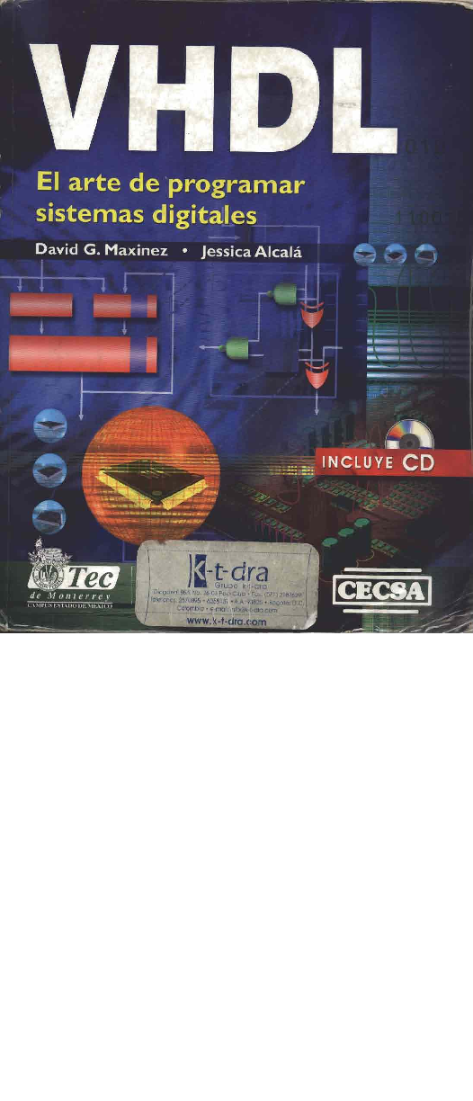 (PDF) VHDL El arte de programar sistemas digitales Maxinez Alcala
