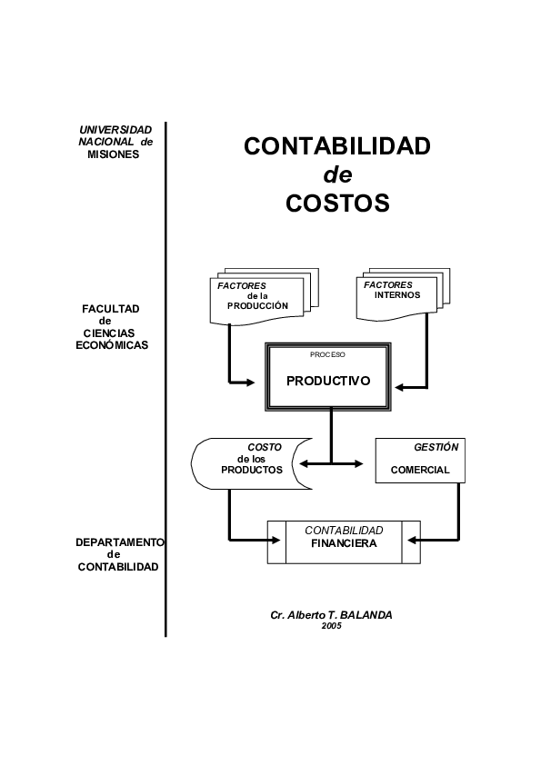 (PDF) Contabilidad de Costos Alberto Balanda