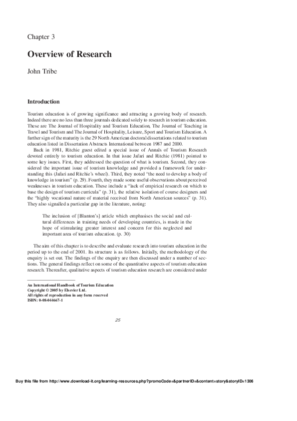 (PDF) Overview of research