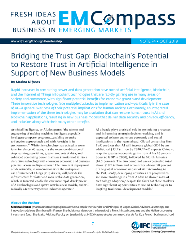 (PDF) Bridging the Trust Gap: Blockchain's Potential to Restore Trust ...