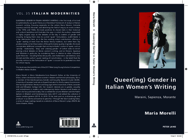 (PDF) Queer(ing) Gender in Italian Women's Writing