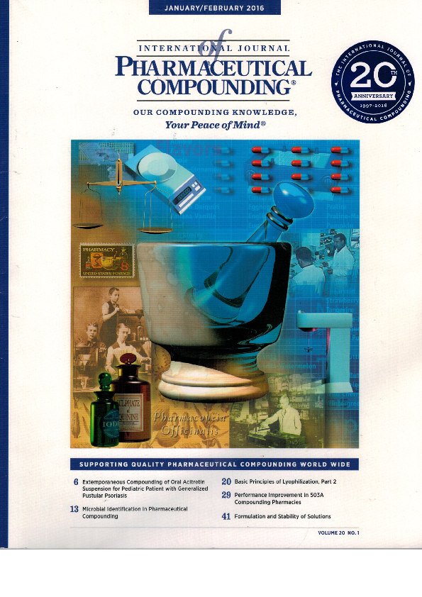 (PDF) Extemporaneous Compounding of Oral Acitretin Suspension for ...