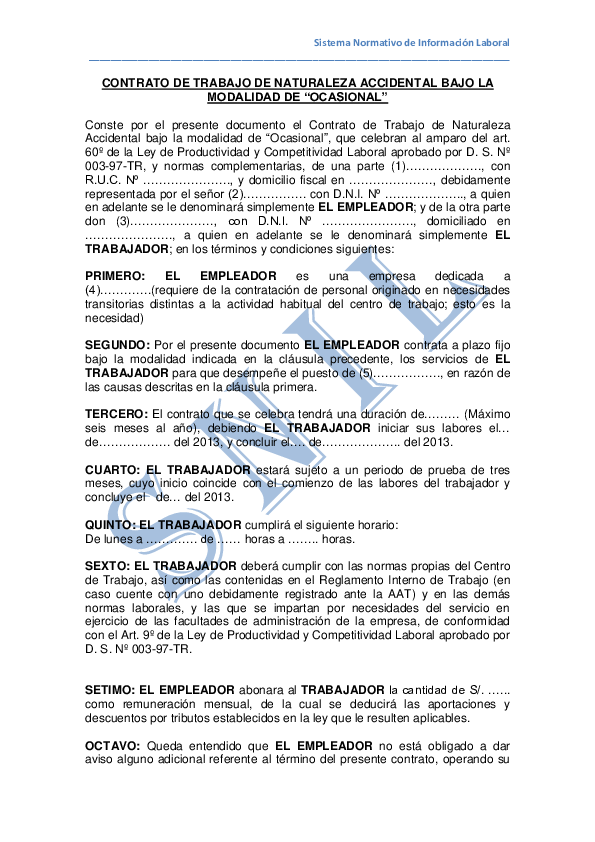 (PDF) Sistema Normativo de Información Laboral