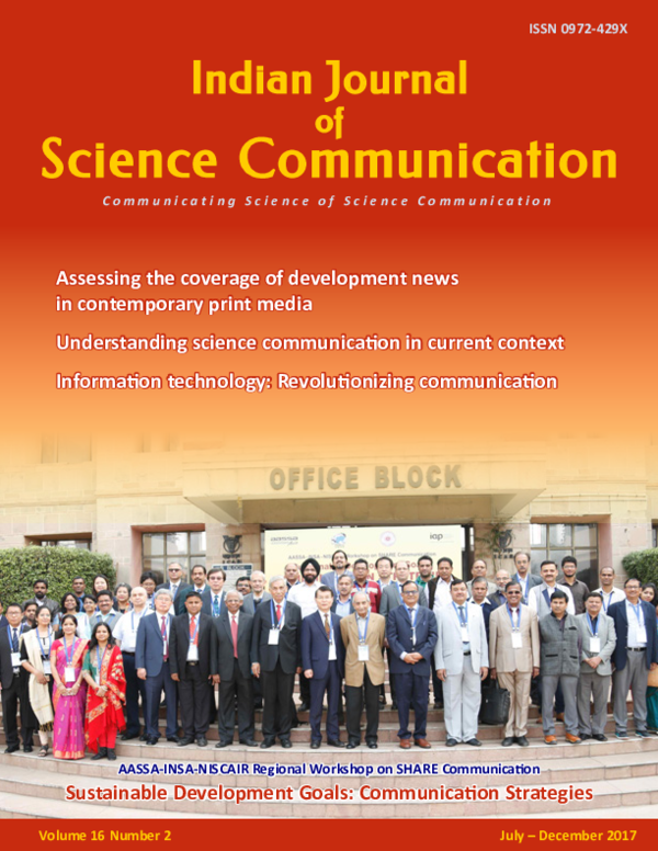 (PDF) Understanding Science Communication in current context