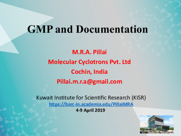 (PPT) GMP and Documentation